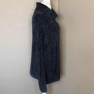 Zenana Outfitters | Sweaters | New Navy Chenille Cowl Neck Oversized ...